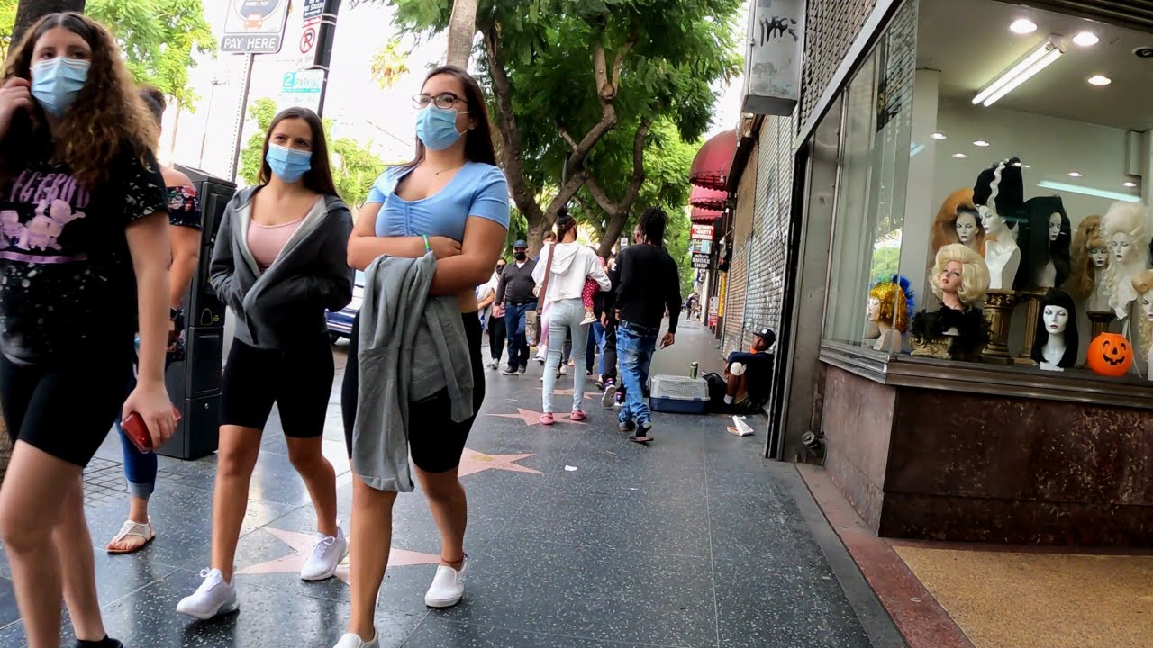 Calles de Hollywood en epoca de coronavirus - YouTube