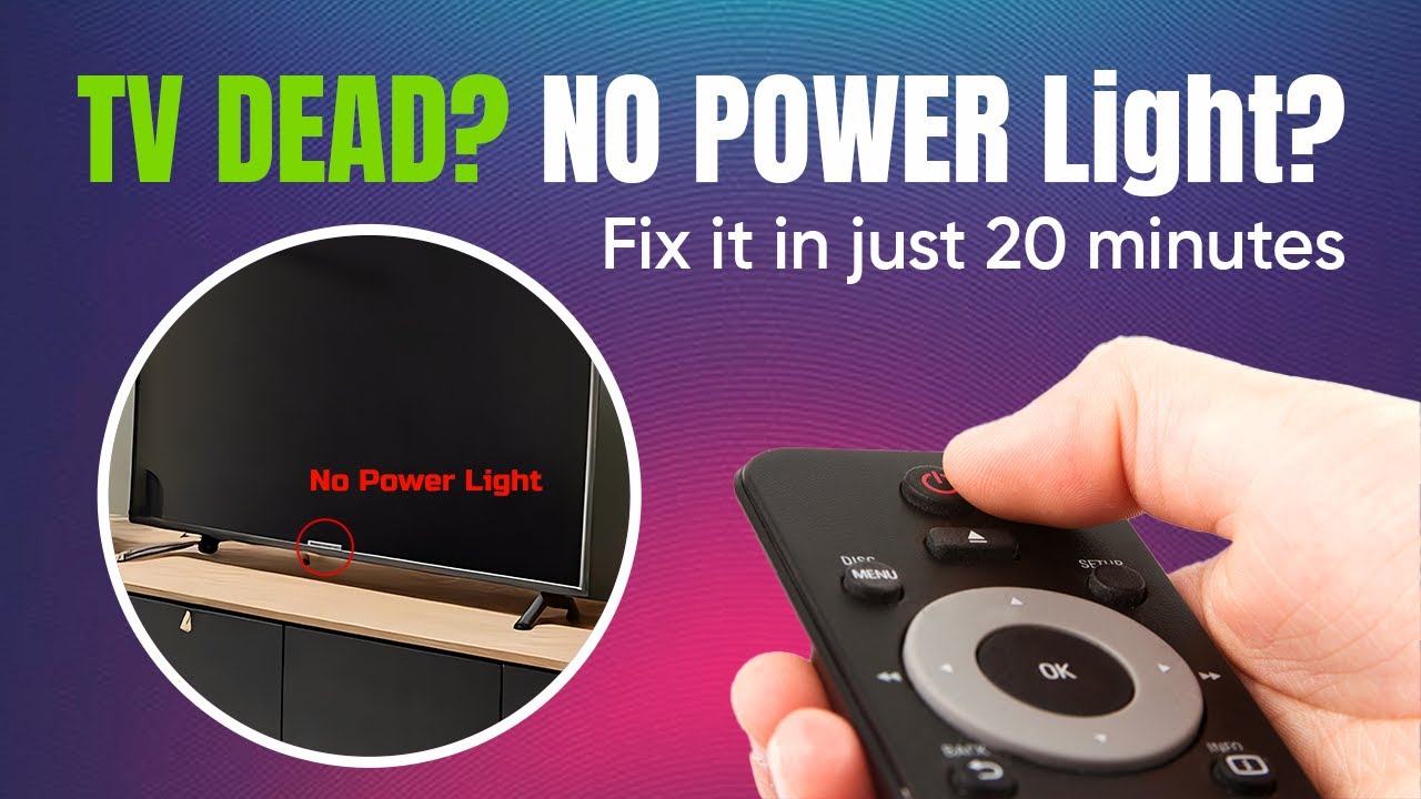 No power with no standby light? TV Parts Today can help you get your TV ...