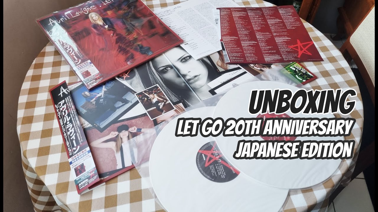 Avril Lavigne - Let Go 20th Anniversary Japanese White Vinyl UNBOXING ...