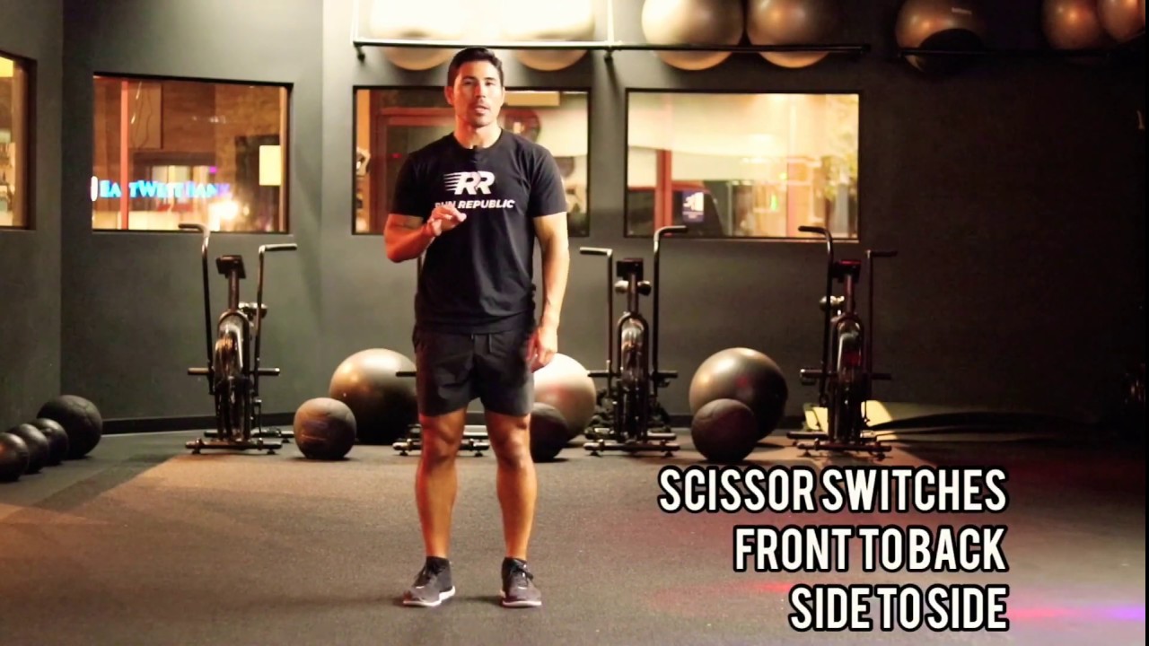 Scissor Switches, Front to Back, Side to Side CARDIO SEQUENCE - YouTube
