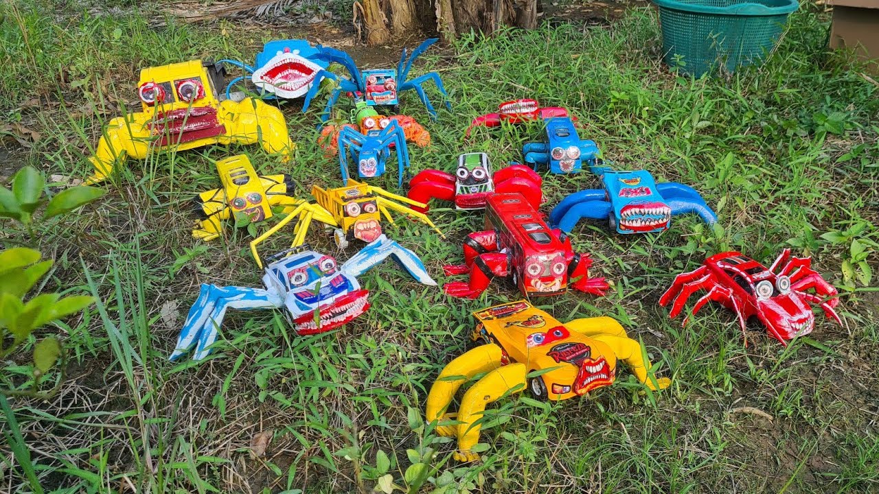 RC Lighting McQueen Laba-laba Panjang, Cars Eater, Bus Tayo Dancing ...
