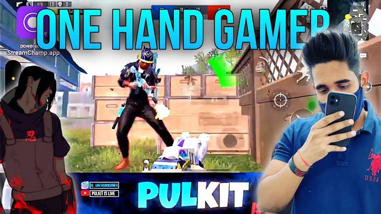 GRIND IS ON WITH ONE HAND GAMER IN IPHONE 14 Pro | #pulkitislive # ...