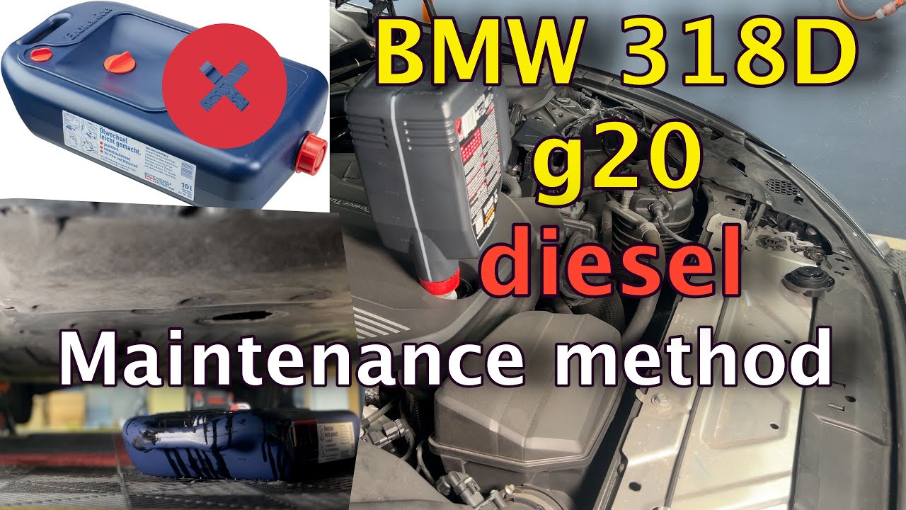 BMW 318d (g20)diesel Oil Change & Filter Replacement DIY LIQUI MOLY ...