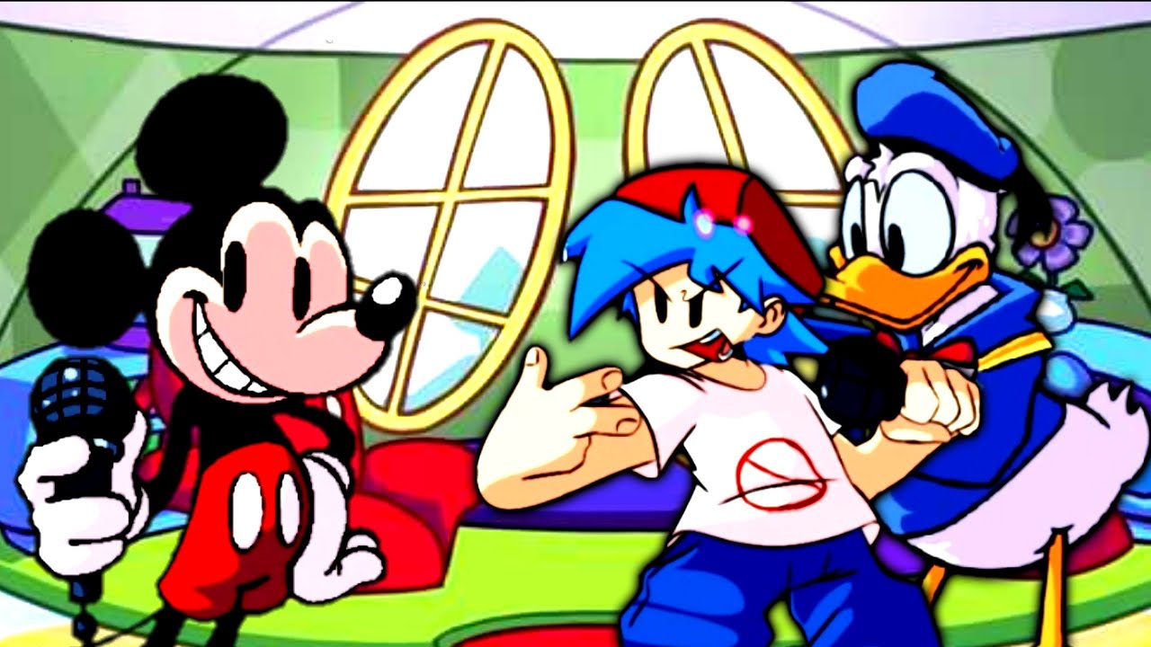 Friday Night Funkin': Welcome Resastered Fanchart. FNF 🆚 Mickey Mouse ...