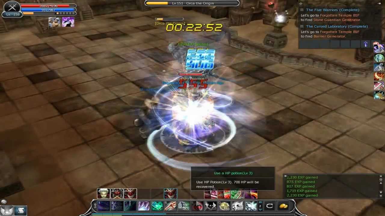 Cabal Forgotten Temple B1F + Keys (Guide) - YouTube