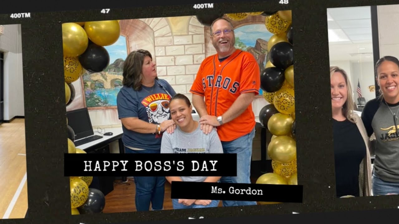 Happy Boss's Day to Our Favorite Principal, Ms. Gordon! - YouTube