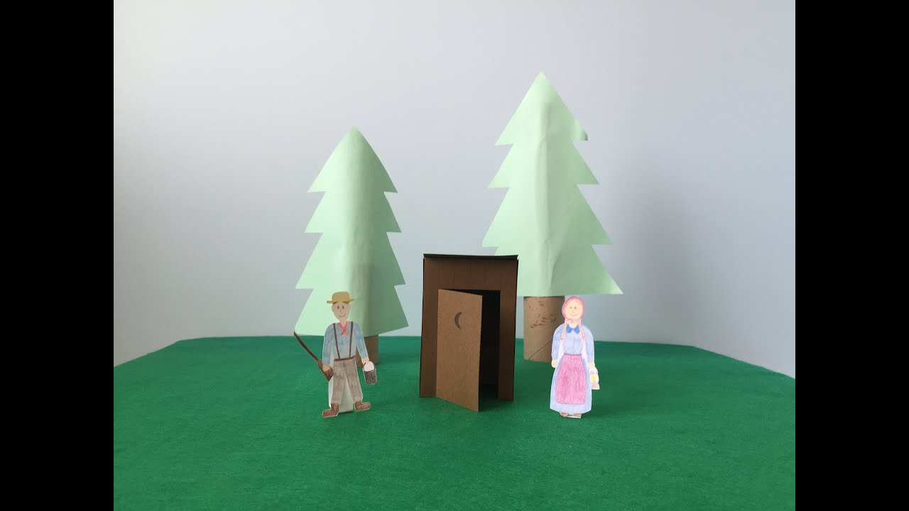 Paper Outhouse Craft - YouTube