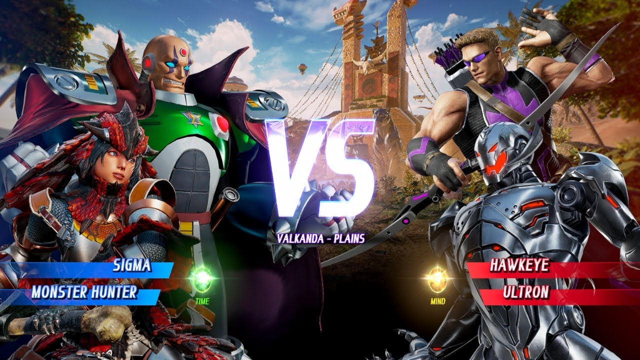 Sigma and Monster Hunter vs Hawkeye and Ultron - Marvel vs Capcom ...