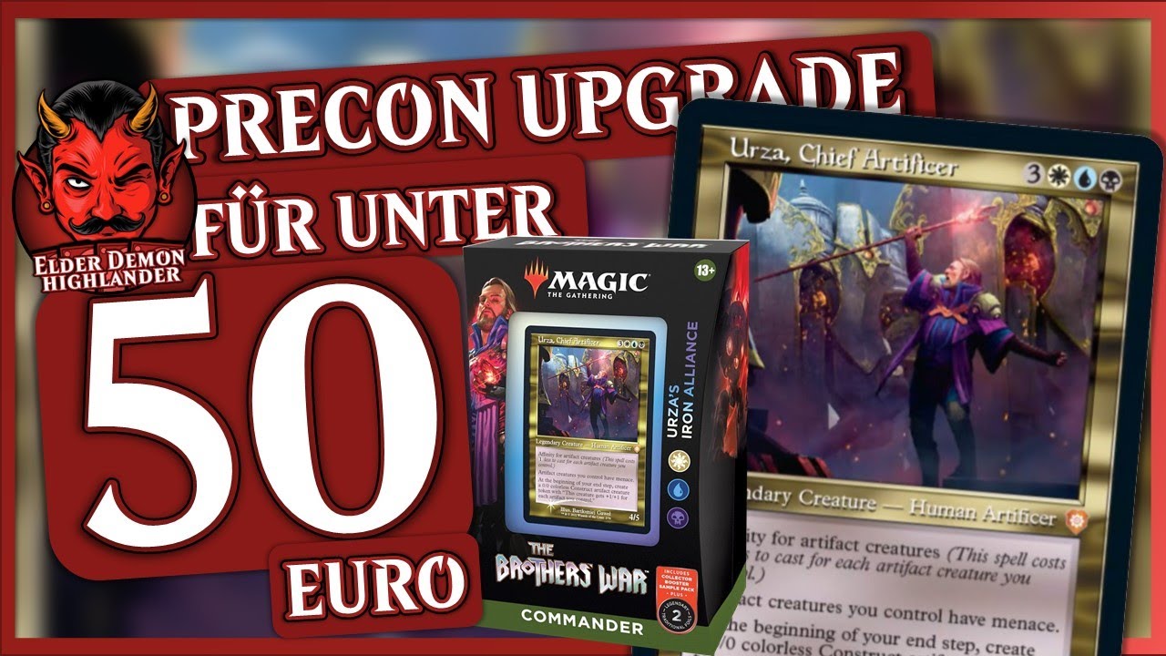💸 Urza, Chief Artificer | Brothers War Commander Precon Upgrade | Magic ...