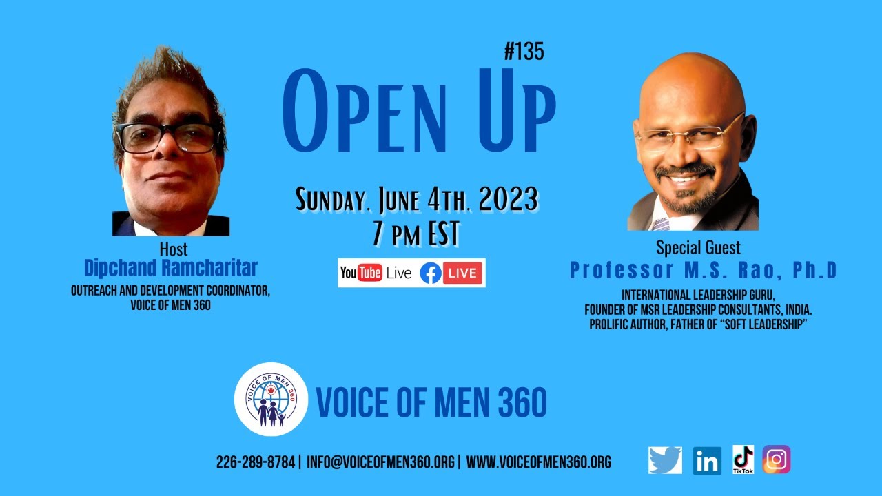 The Life Journey of Professor M.S. Rao, Ph.D | Open Up - Live Talk Show ...