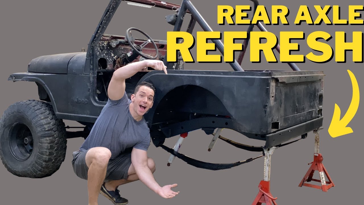 Rear Axle Restoration and finding MAJOR DAMAGE! - Jeep CJ5 Rebuild [pt ...