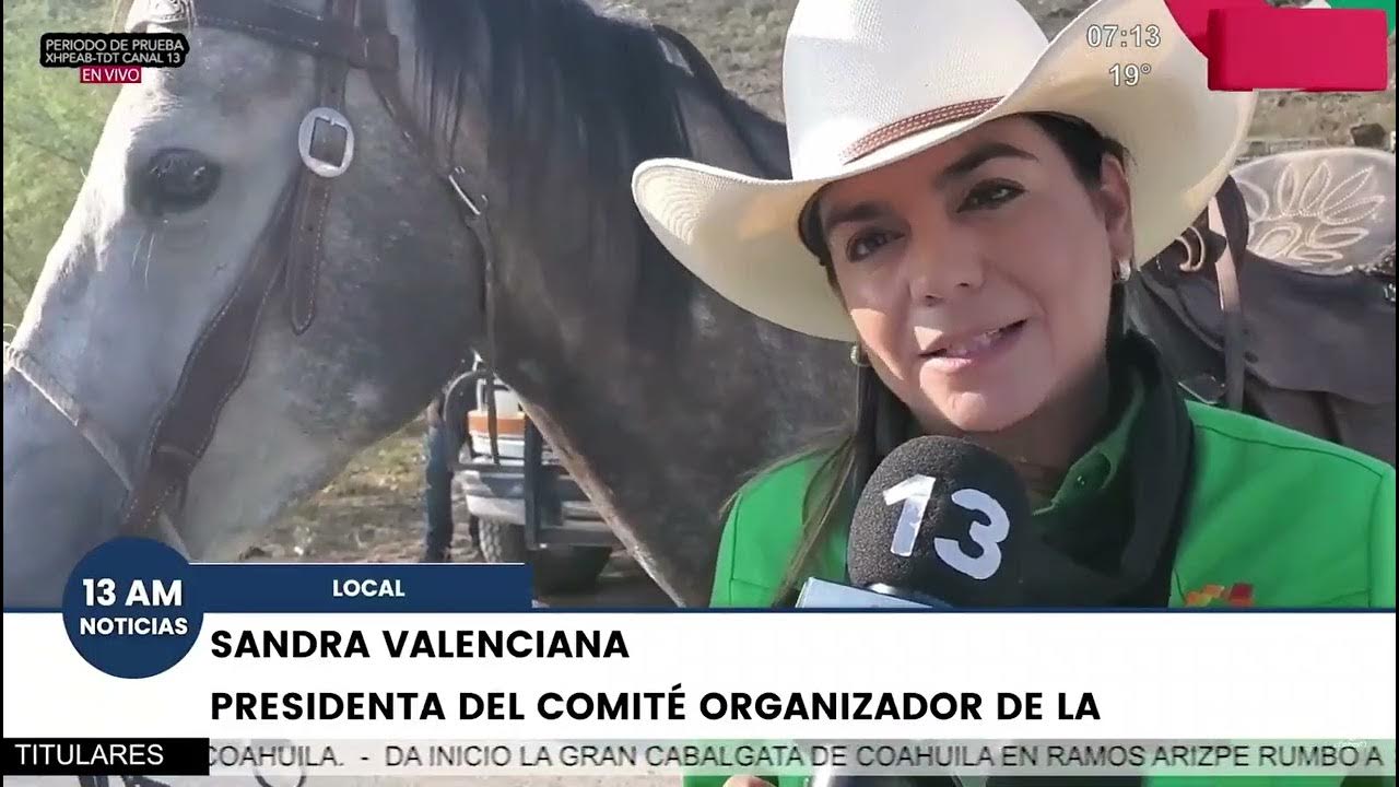 Da inicio la gran cabalgata de Coahuila rumbo a Sabinas - YouTube
