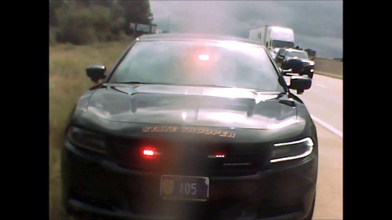 Trooper pull over - YouTube