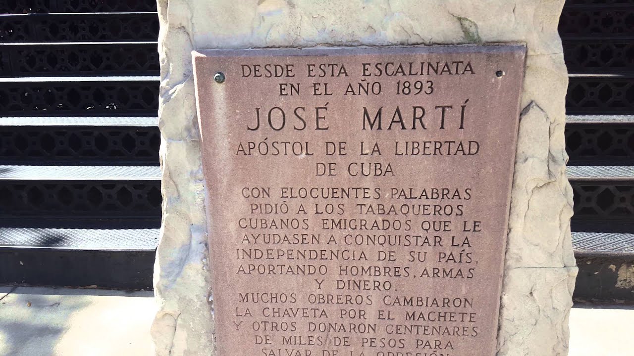 Jose Marti en Tampa FL USA - YouTube