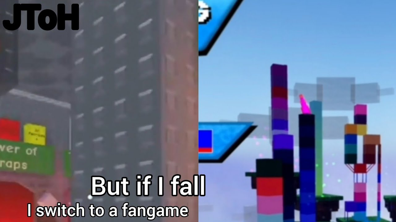 JToH But If I Fall, I Switch To A FANGAME - YouTube