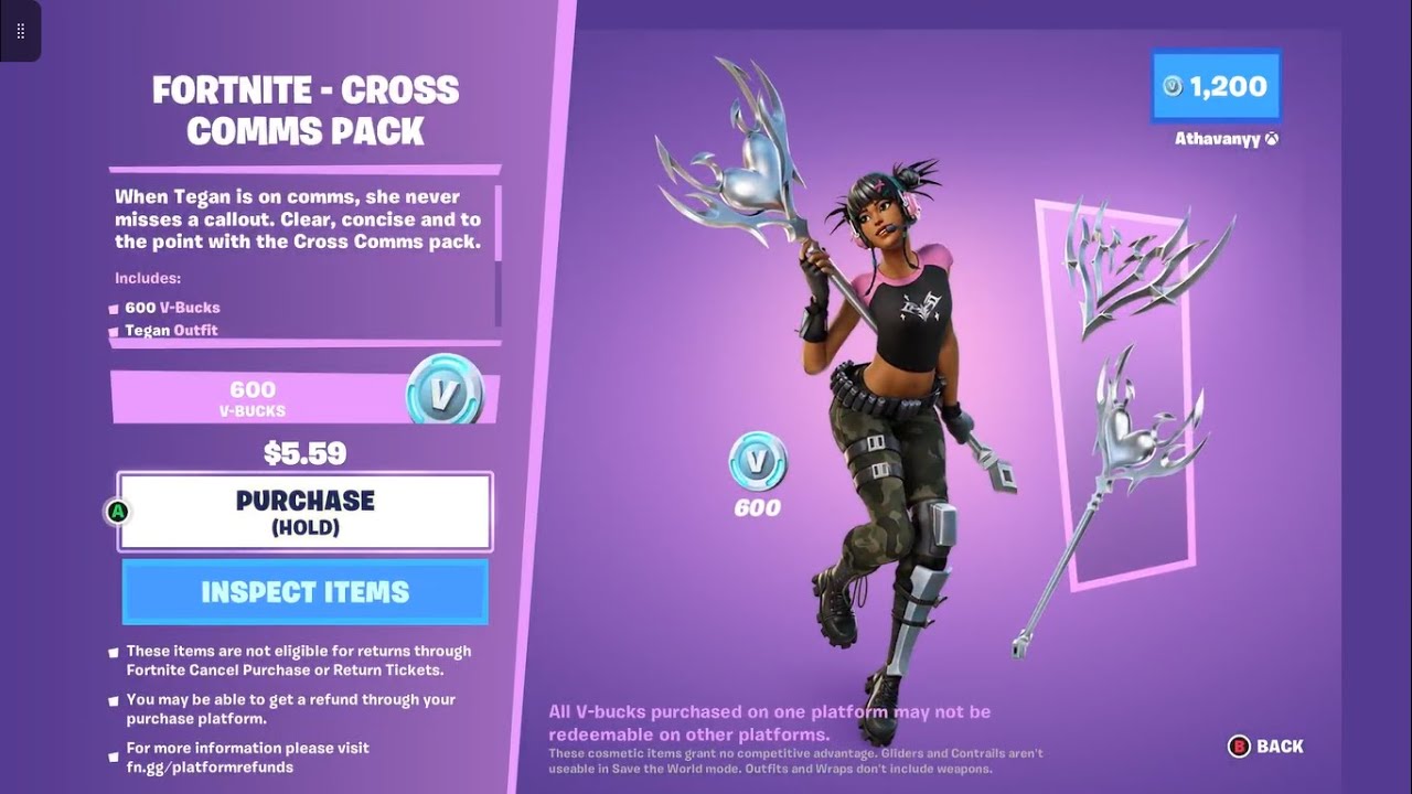 New Tegan Starter Pack Fortnite Item Shop March 20 2023 Fortnite