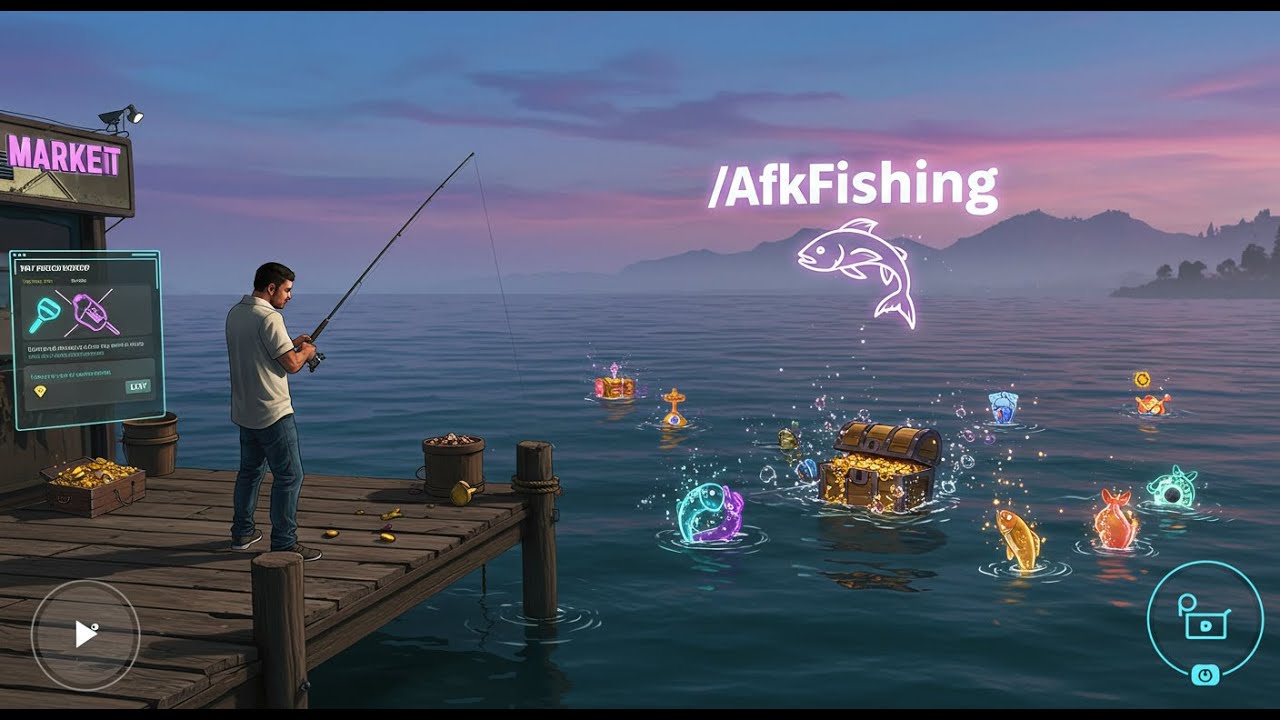 AFK Fish System Fivem - YouTube