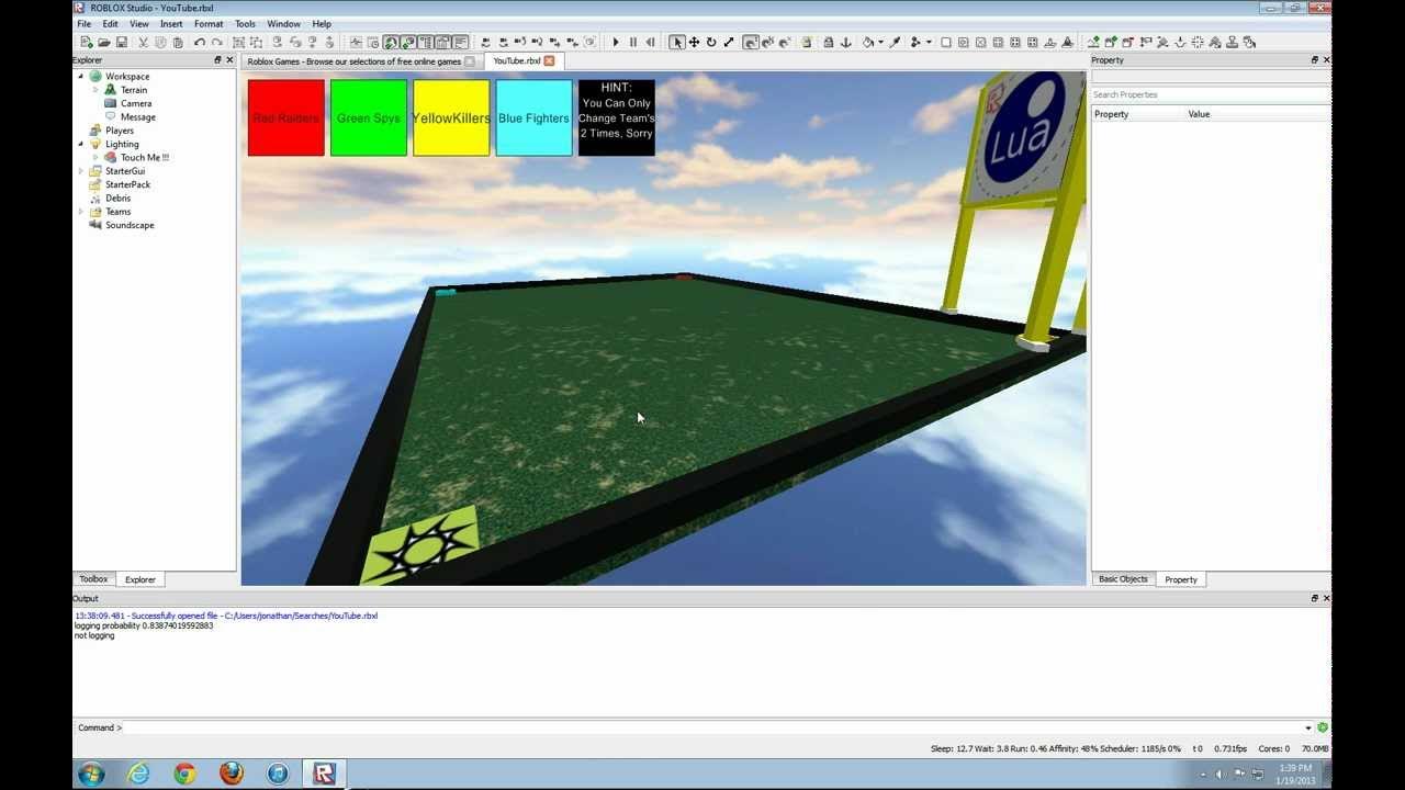 Roblox Lua Scripting Tutorial #4 (Else And Condition Statments) - YouTube