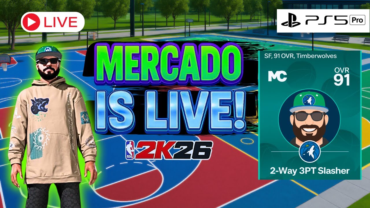 🔴Official Launch Night LIVE 🚨 NBA 2K26 2K DAY | 6’8 3PT Sniper Build ...
