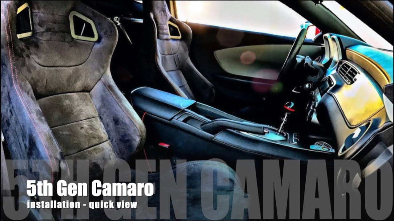 Chevrolet Camaro 5th Gen interior upgrade. Quick video installation ...