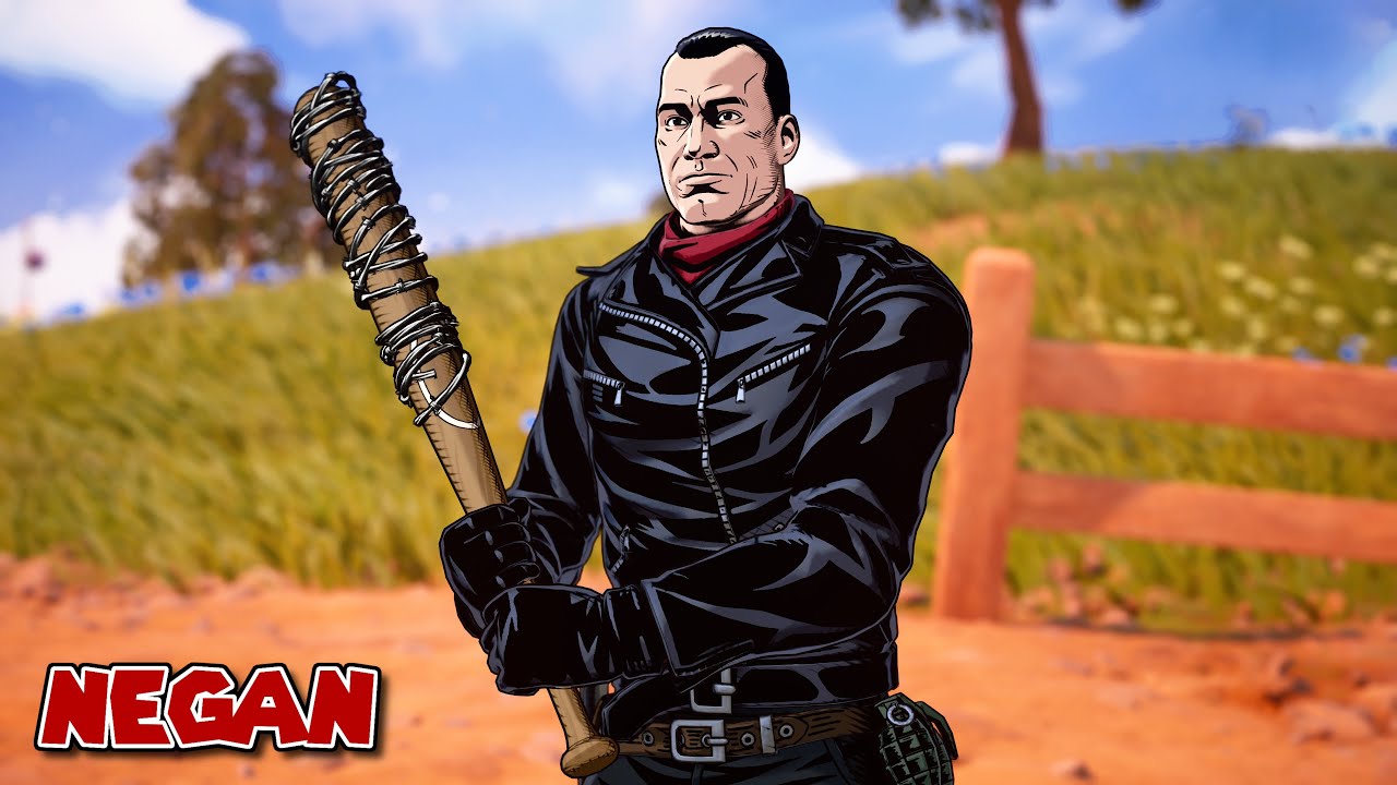 Fortnite: Negan Skin Team Rumble Gameplay Victory Royale! [4K 60 FPS ...