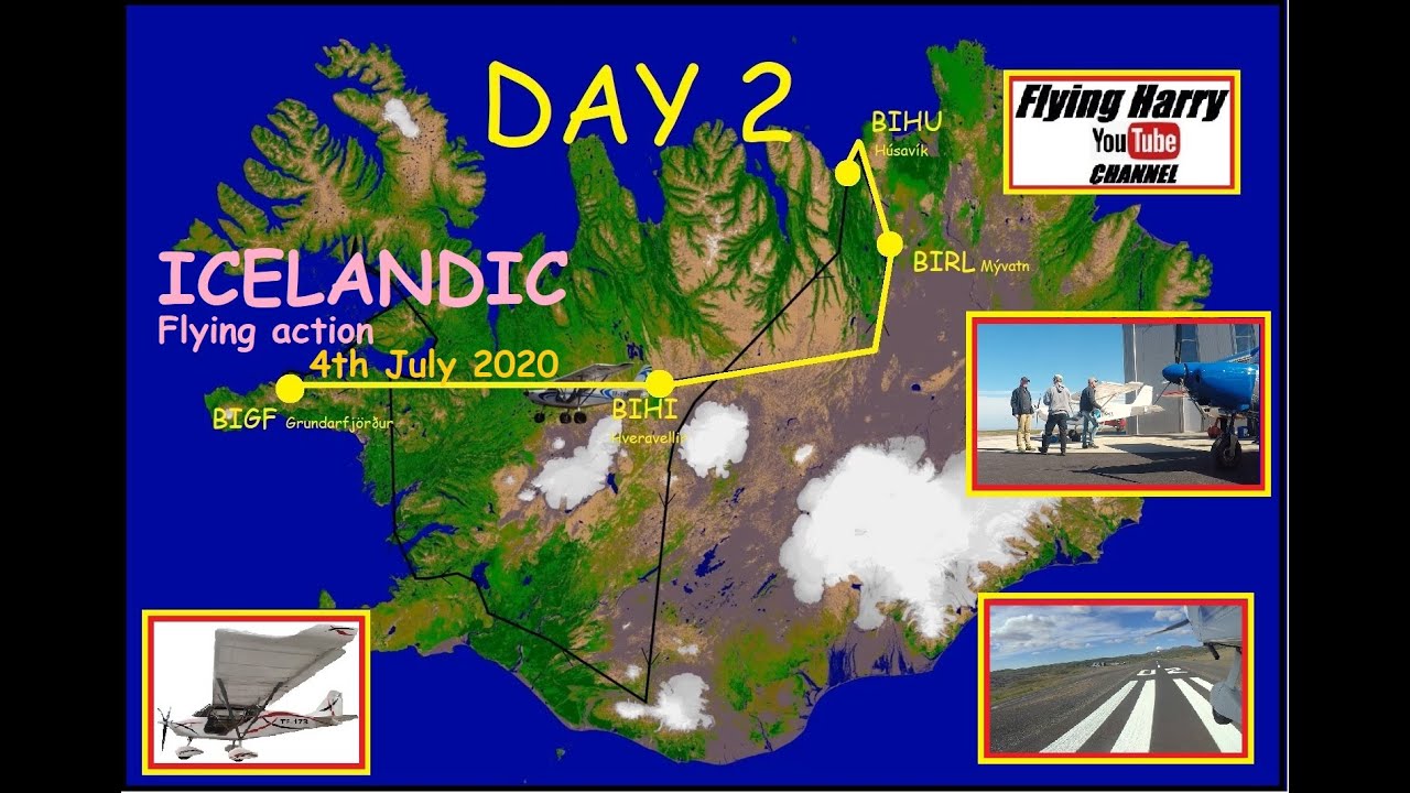 Flying over Iceland. Day 2 of 3. - YouTube