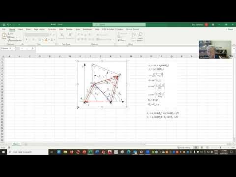 Kinematic Analysis of a Four-Bar Mechanism - YouTube