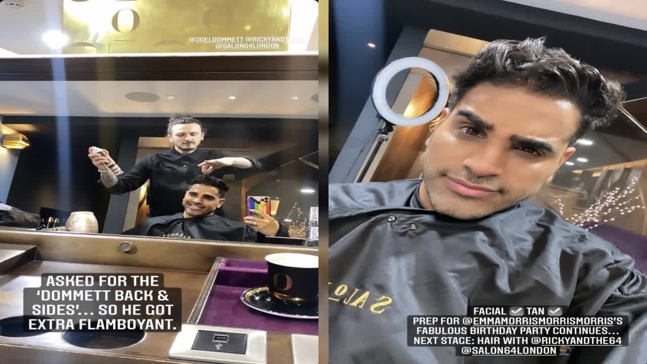 FRESH TRIM Dr Ranj Singh reveals stylish new hairdo as he pays visit to ...