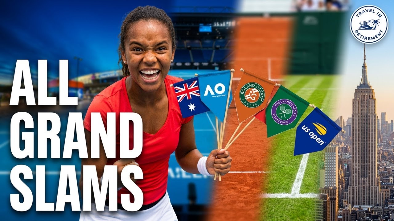 Visit all 4 Grand Slam Tennis Tournaments in a year! - YouTube