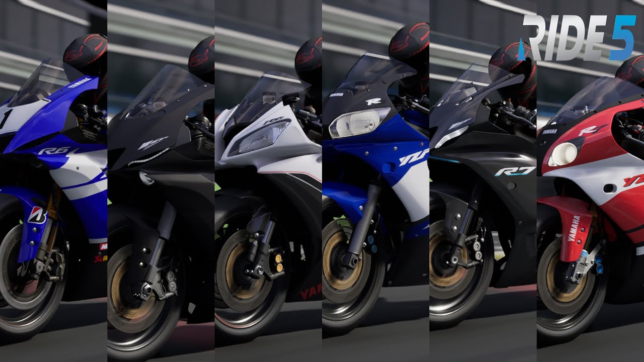 Ride 5 | All Yamaha R6 - R7 Pure Sound & Top Speed ( Upgrade ) - YouTube