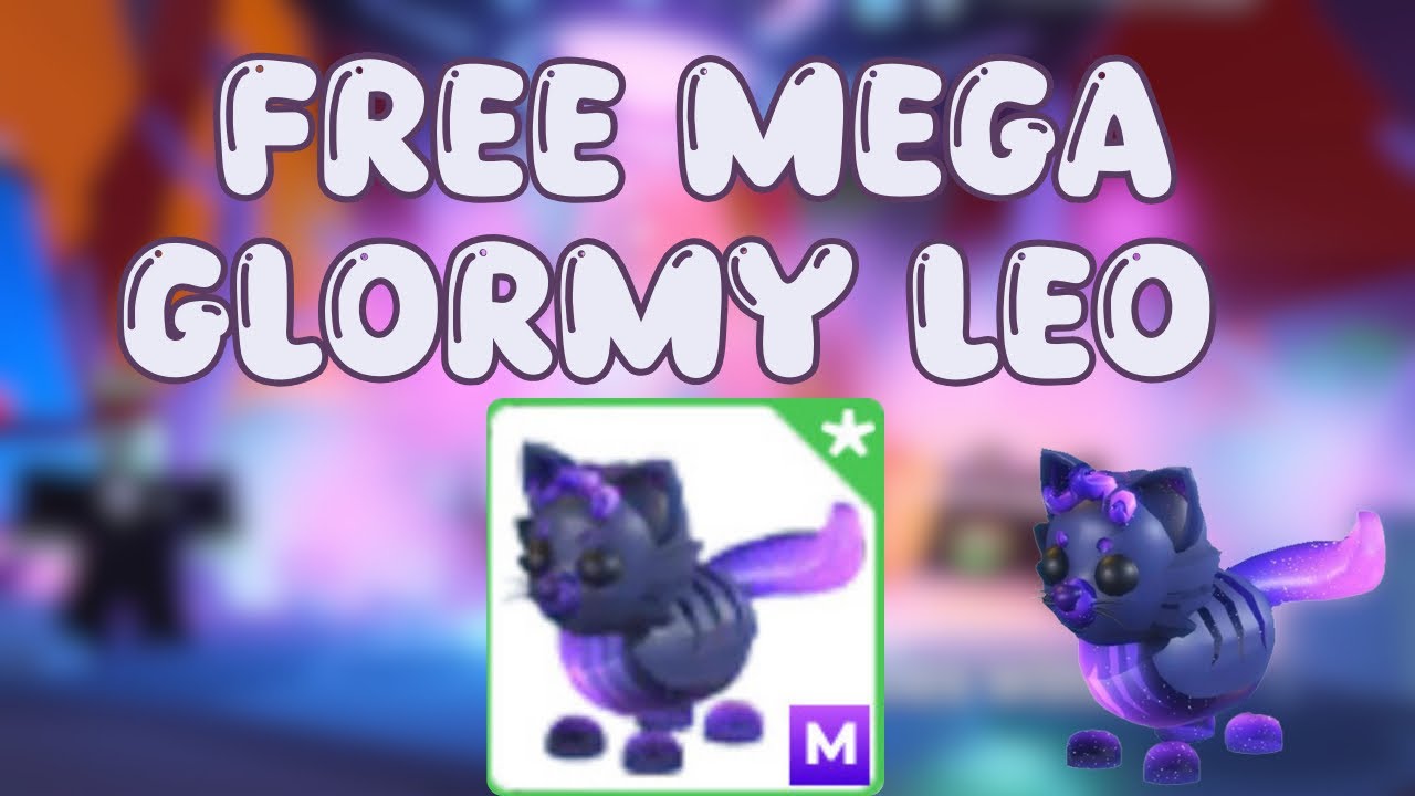 Creating the First MEGA NEON Glormy Leo Legendary Pet in Roblox Adopt ...
