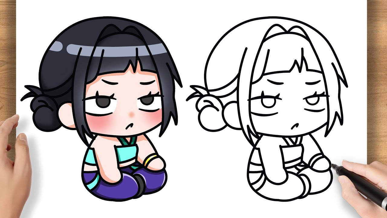 How to Draw Zoey Avatar Easy | KPop Demon Hunters Step by Step - YouTube