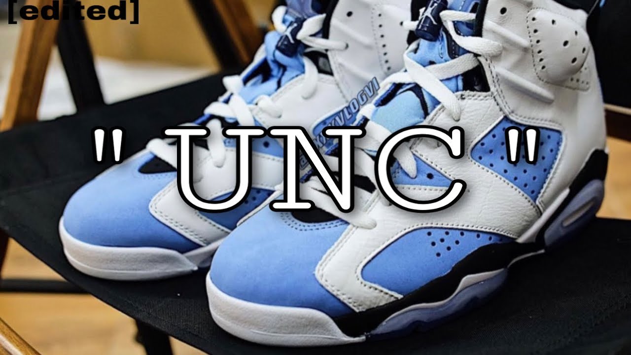 Official look of Air Jordan 6 “ UNC “ University Blue CT8529-410 - YouTube
