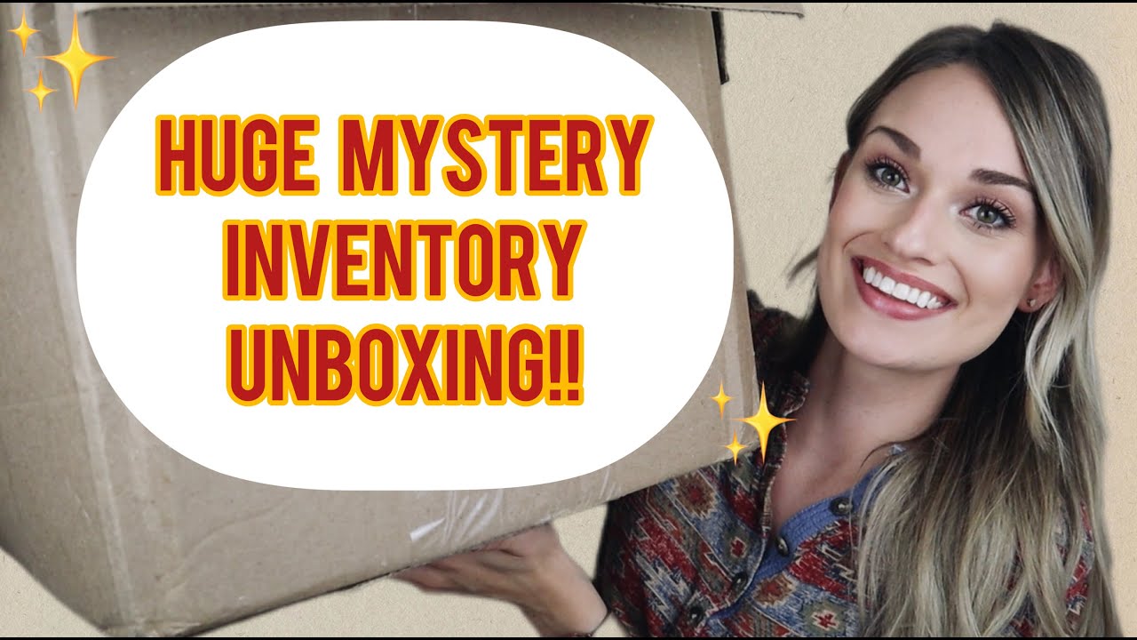 HUGE Mystery Inventory Unboxing...What Will I List, Take to BST Stores ...