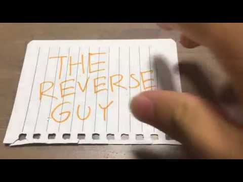 things in reverse - YouTube