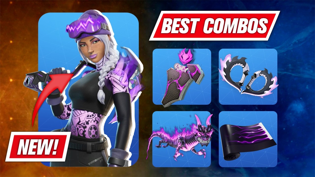 VIOLET BOARD JULES *BEST* COMBOS - Fortnite - YouTube