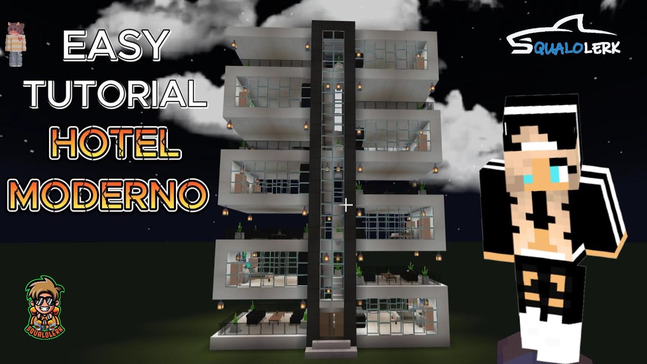 minecraft hotel moderno - YouTube