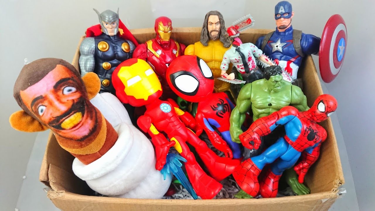 Multiverse of marvel spidey spiderman vs ironman captain america ...