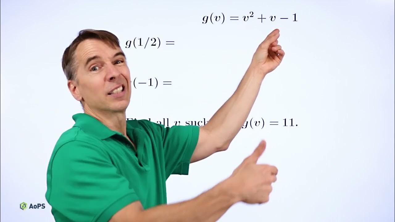 Art of Problem Solving: Evaluating Functions - YouTube