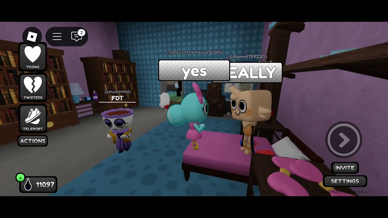 roleplaying with a DeviantArt friend in Roblox dandy's world rp - YouTube