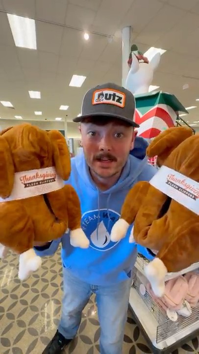 Viral Thanksgiving Turkey Slippers at Target - YouTube