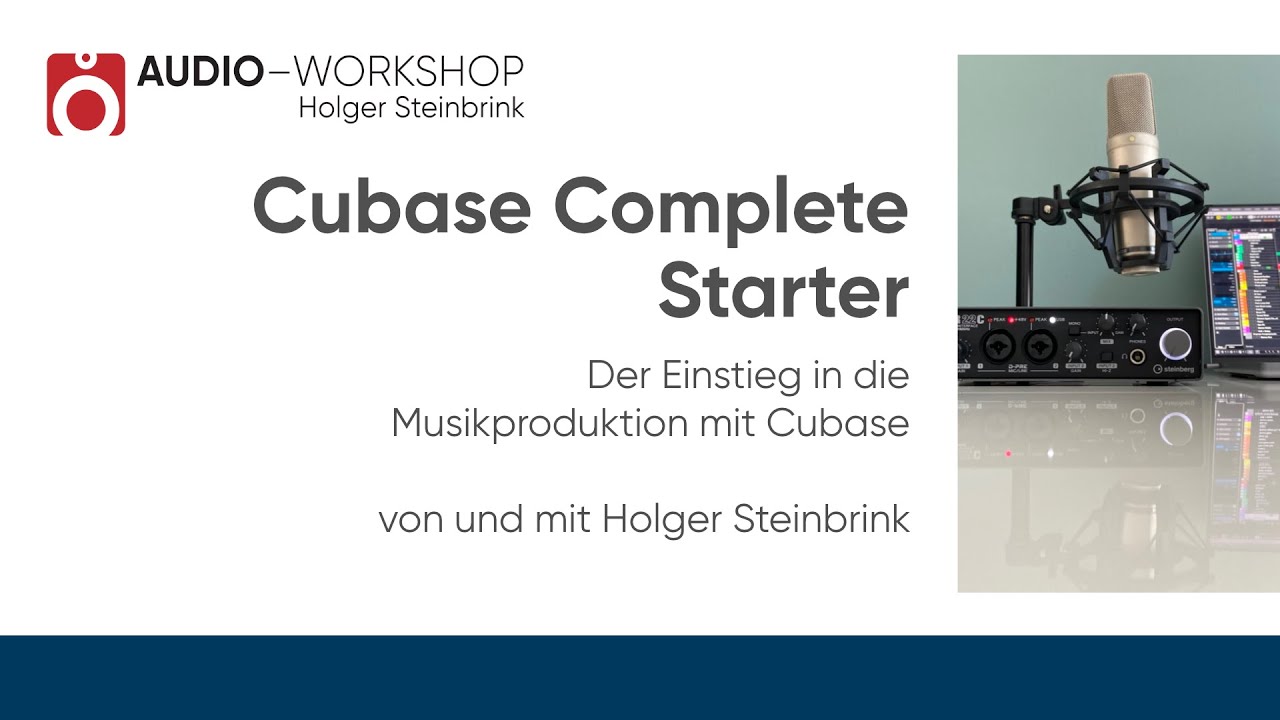 Cubase Complete Starter Tutorial-Video Trailer - YouTube