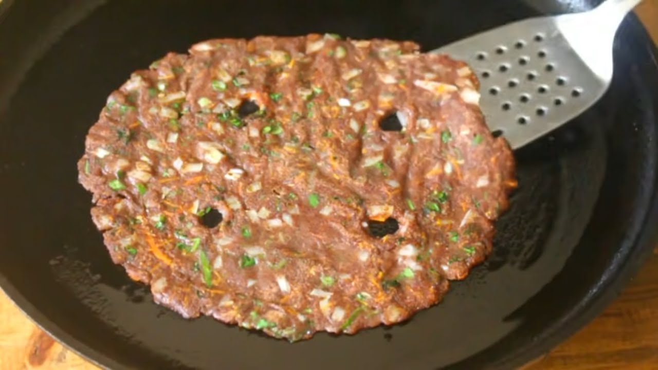 Masala Ragi Roti | Ragi Roti Recipe | Healthy Breakfast or Lunch or ...