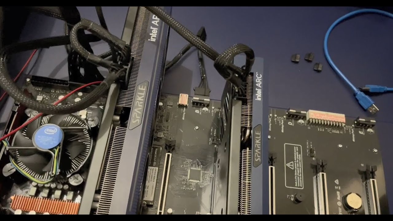 The Best Riserless Board for Intel GPU Mining? - YouTube