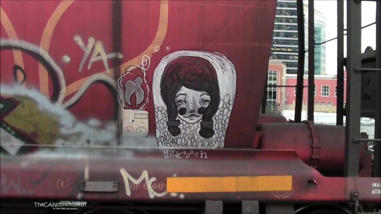 FREIGHT TRAIN GRAFF BENCH #90 - YouTube