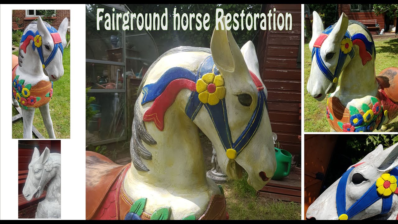 French Fairground Horse Restoration - YouTube