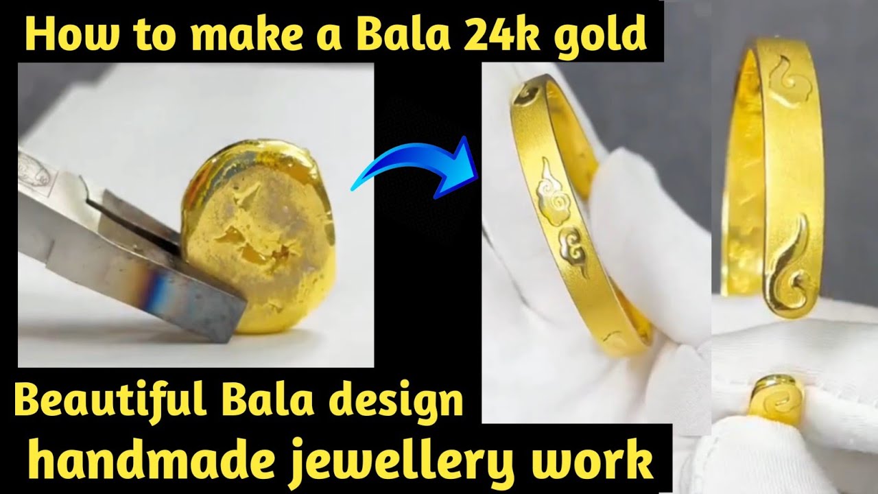 The Art of Creating Beautiful Bala: 24k Gold Jewelry Techniques - YouTube