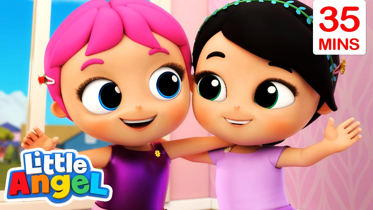 Ballet Dance Class | Fun Sing Along Songs by Little Angel Playtime ...