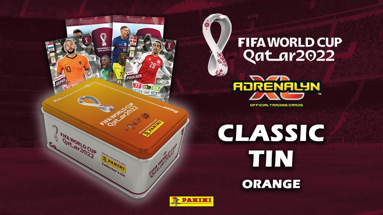 PANINI FIFA World Cup Qatar 2022 Adrenalyn XL - CLASSIC TIN Orange ...