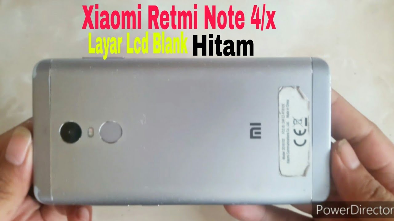 Xiaomi Redmi Note 4/x Lcd Blank Hitam ~ Cara Mengatasinya - YouTube